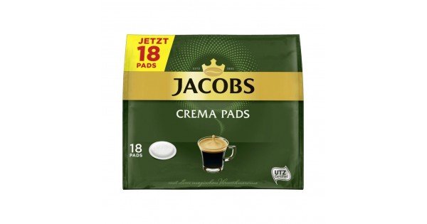 Jacobs - Crema pads, 18x χάρτινες ταμπλέτες